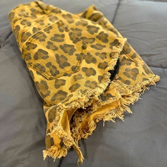 Fashion Nova | Shorts | Fn Distressed Animal Print Shorts 5 | Poshmark